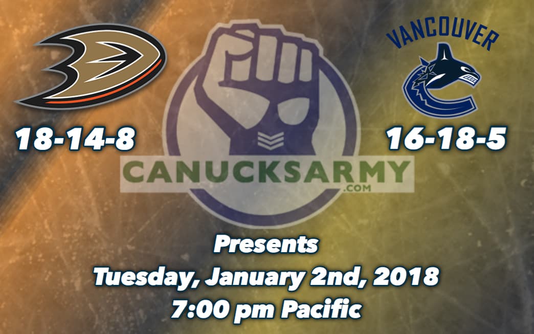 CANUCKS ARMY GDT 40 – CANUCKS VS. DUCKS