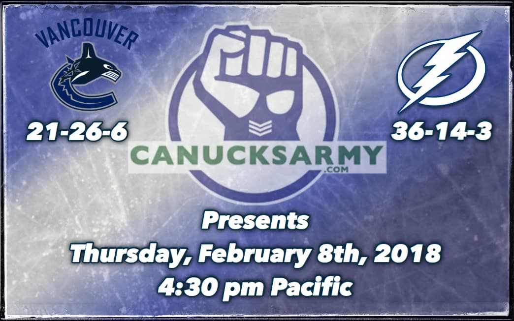 CANUCKSARMY GDT 54 – CANUCKS @ LIGHTNING