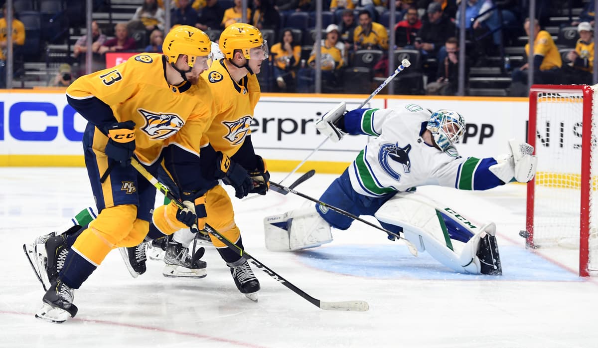 CanucksArmy post game: Saros kicks aside 30 as Predators stump Canucks 4-2