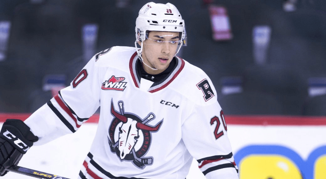 Canucks prospect Arshdeep Bains receives Bob Clarke Trophy as WHL’s top ...