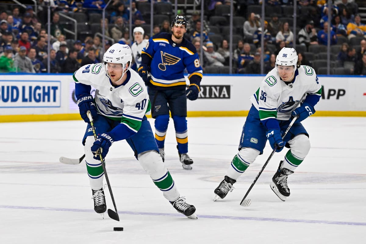 Scenes from Canucks skate: Pettersson will play, Friedman a gametime ...