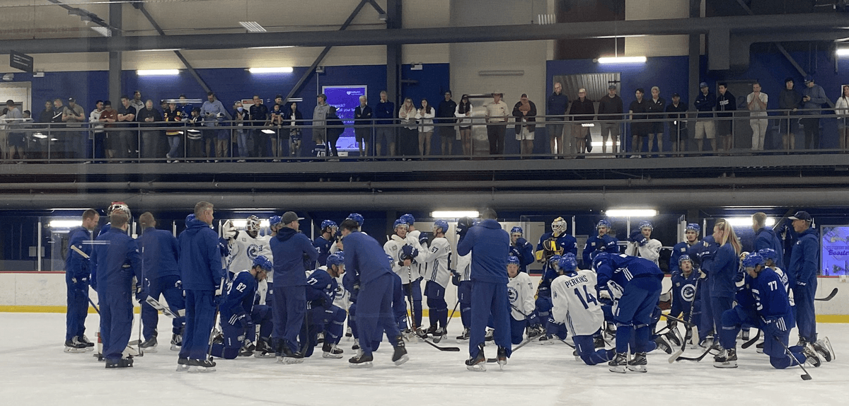 Canucks 2024 Dev Camp finale: Riley Patterson shines in scrimmage ...