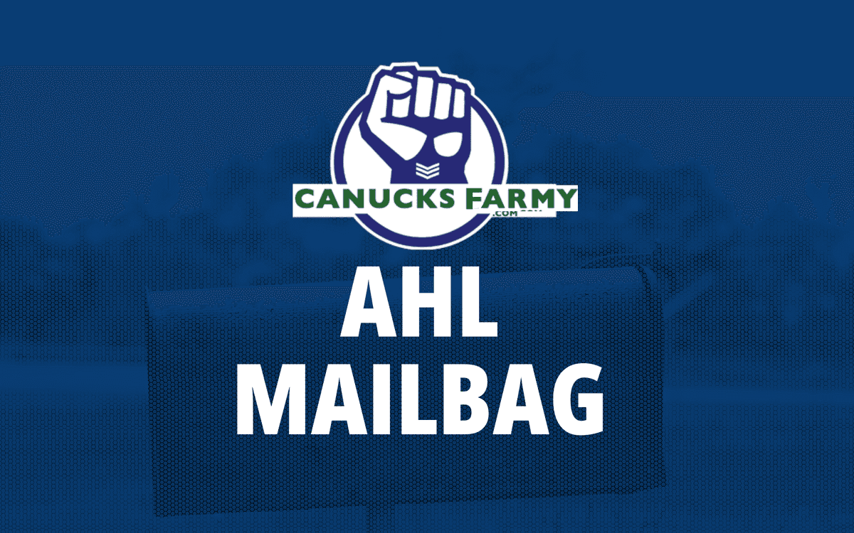 Sunday Early Edition AHL Mailbag: A quad-A analysis of Abbotsford ...