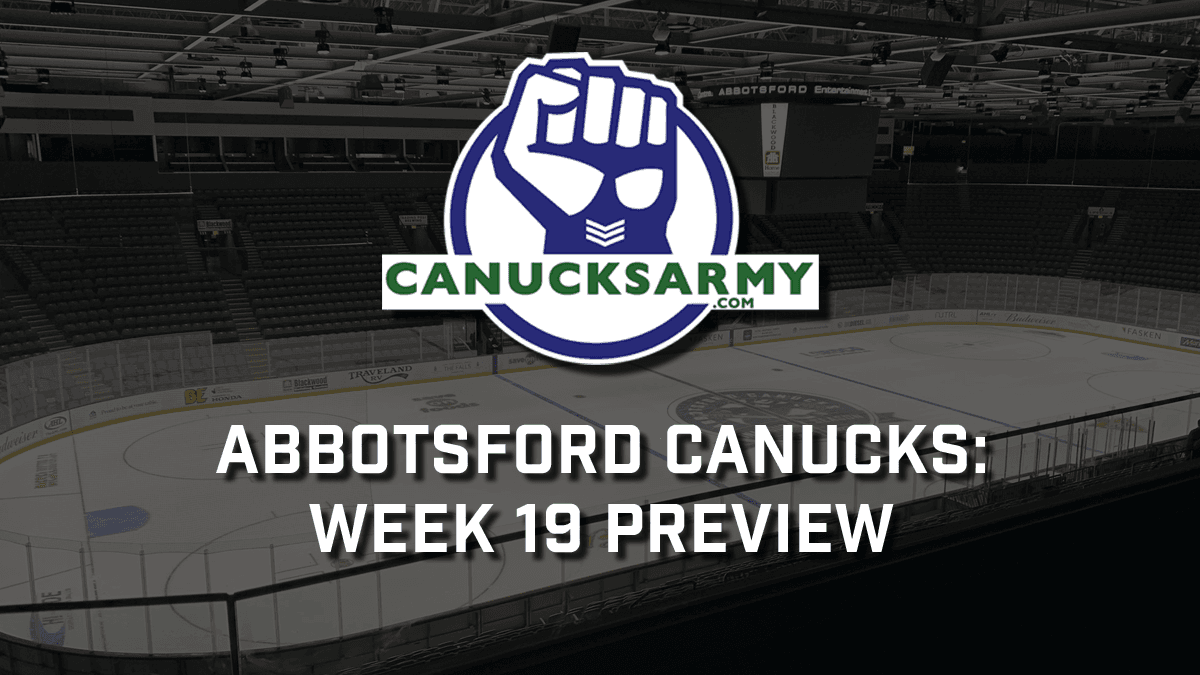 Previewing the Abbotsford Canucks’ home-set against the Calgary Wranglers