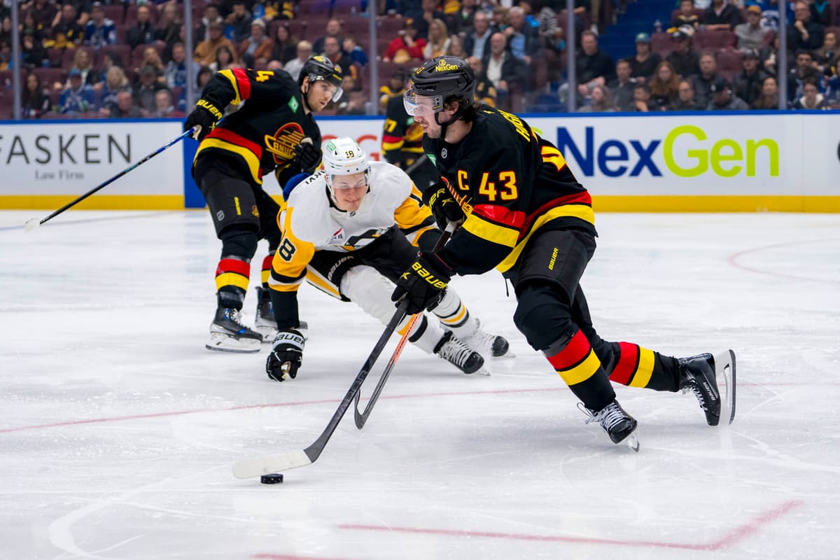 NHL odds, betting preview (Nov 27): Canucks vs. Penguins