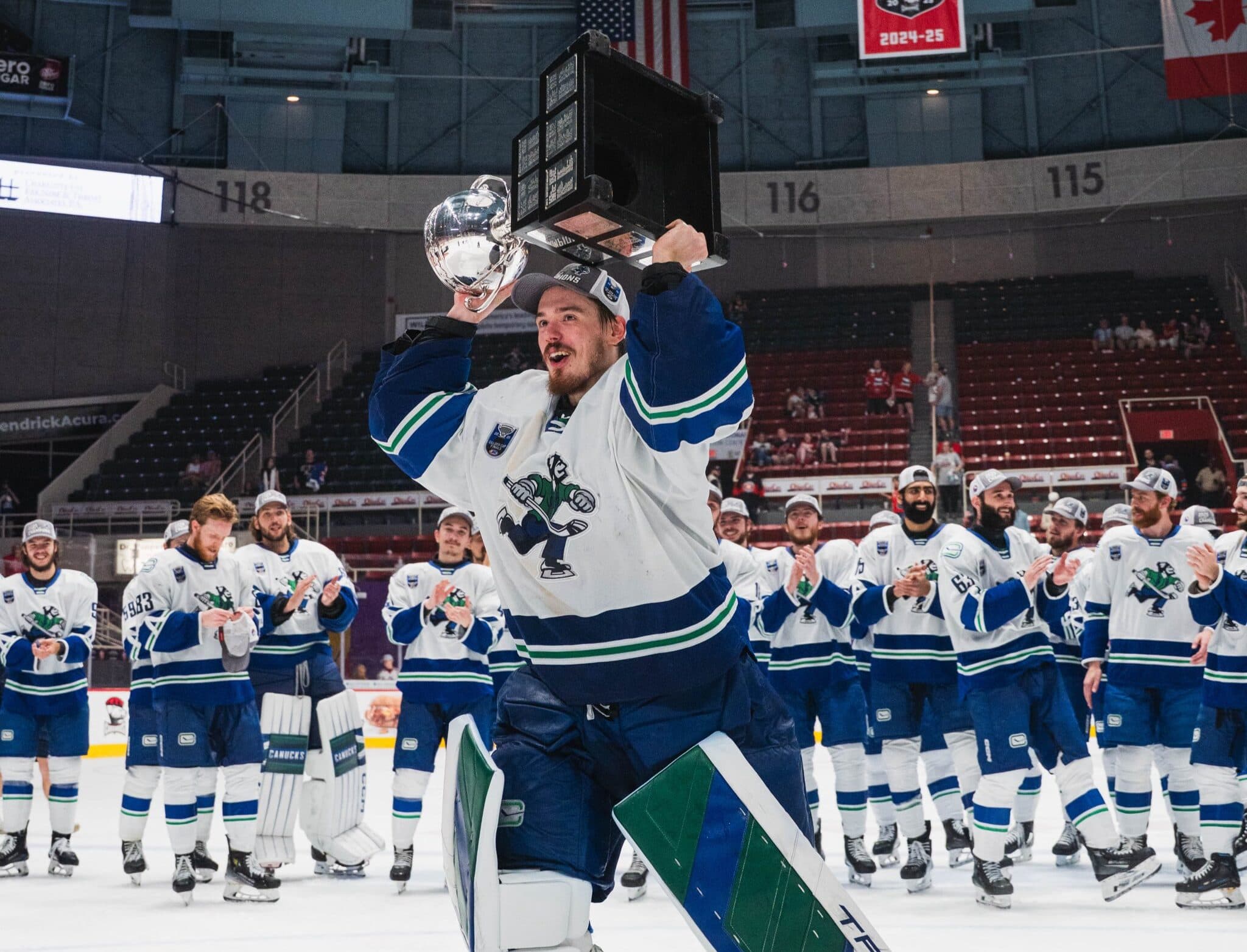 Canucks trade Arturs Silovs to Penguins for Chase Stillman and 2027 ...