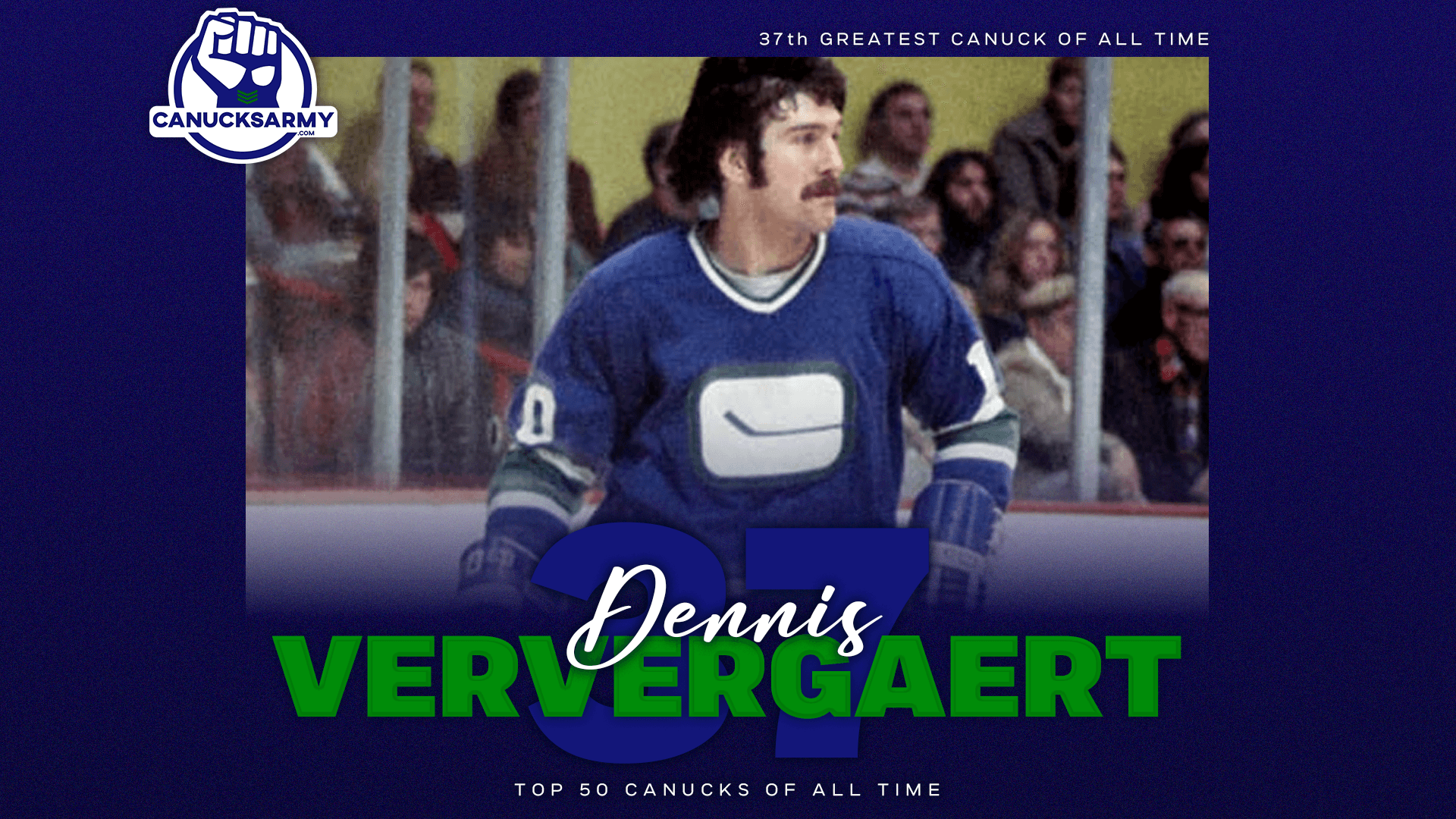 Top 50 Canucks players of all time: #37 – Dennis Ververgaert