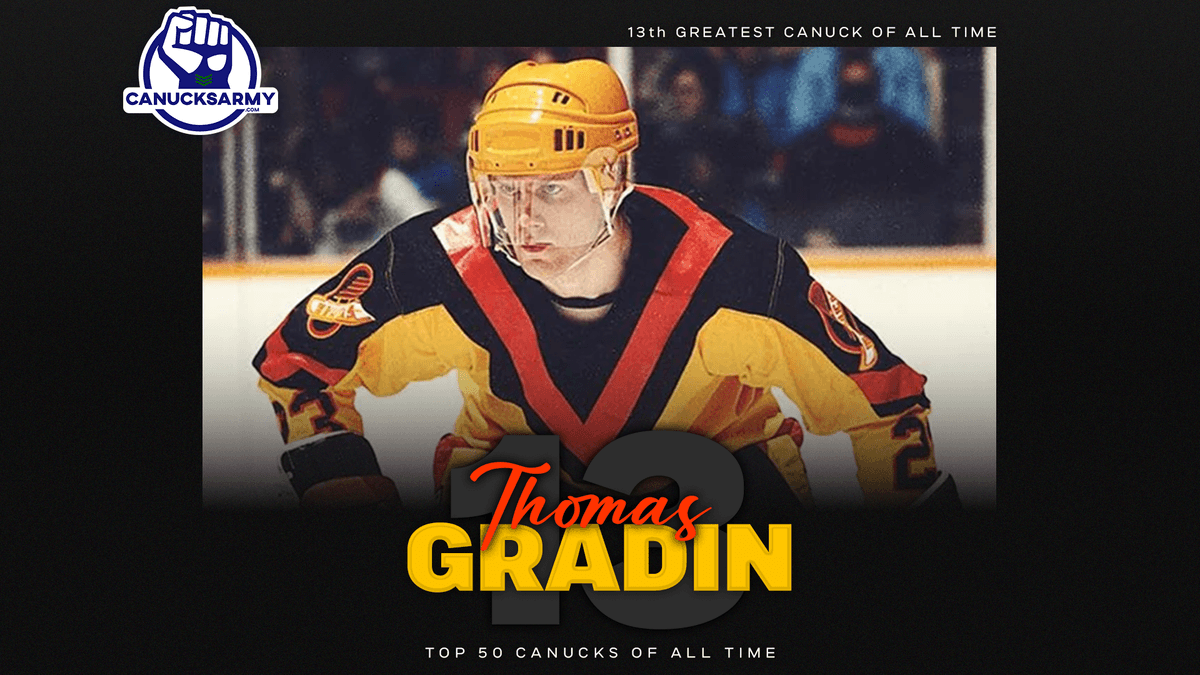 Top 50 Canucks players of all time: #13 – Thomas Gradin