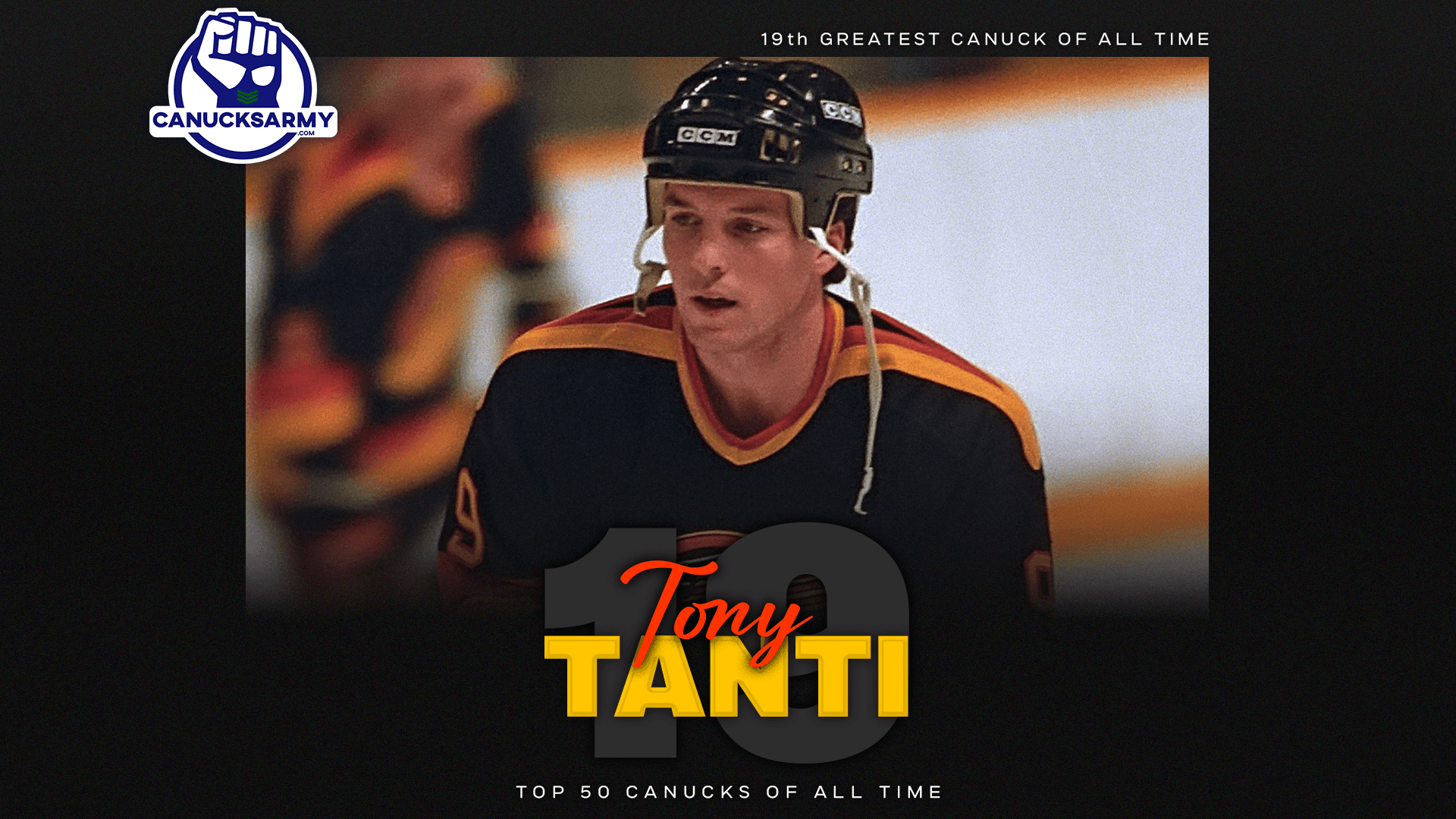 Top 50 Canucks players of all time: #19 – Tony Tanti