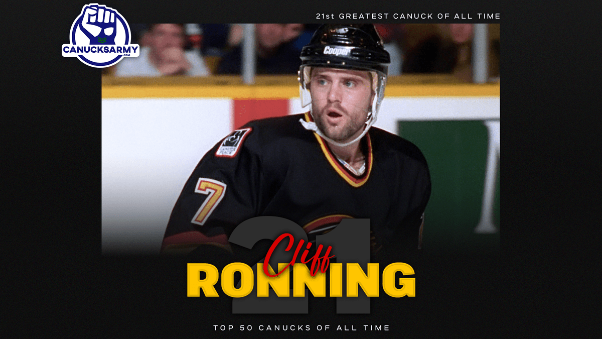 Top 50 Canucks players of all time: #21 – Cliff Ronning