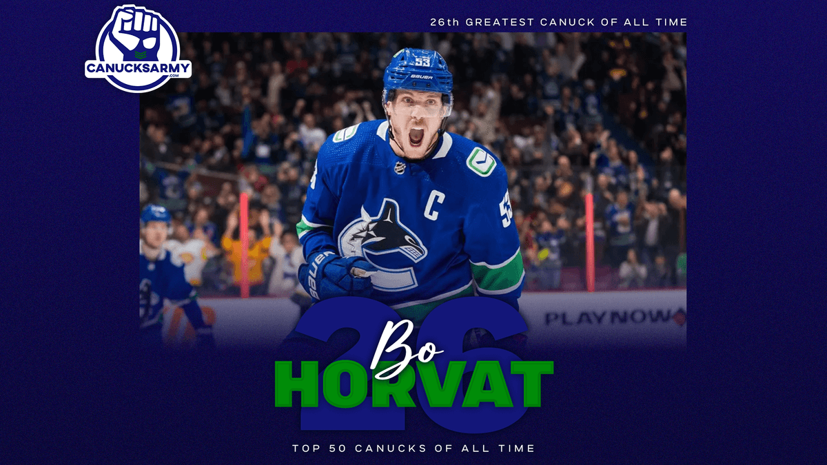 Top 50 Canucks players of all time: #26 – Bo Horvat