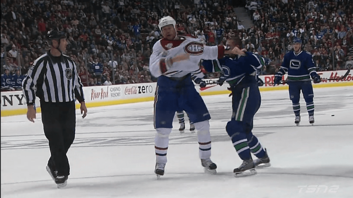 Top 10 Canucks fights of all time: Honourable Mention – Rick Rypien vs ...