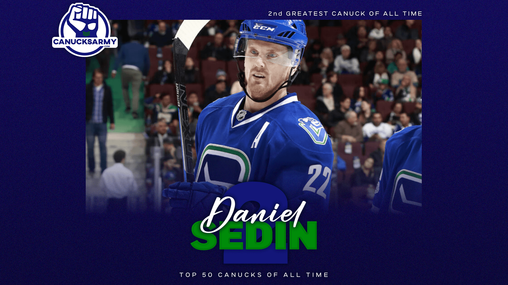 Top 50 Canucks players of all time: #2 – Daniel Sedin