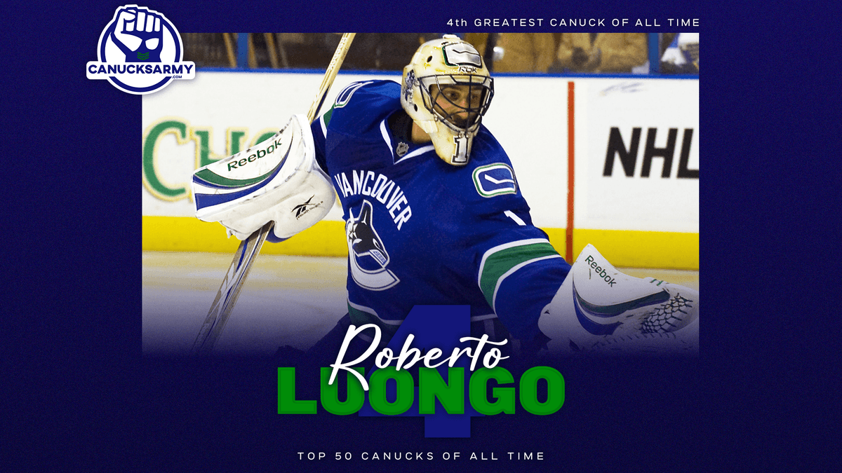 Top #50 Canucks players of all time: #4 – Roberto Luongo