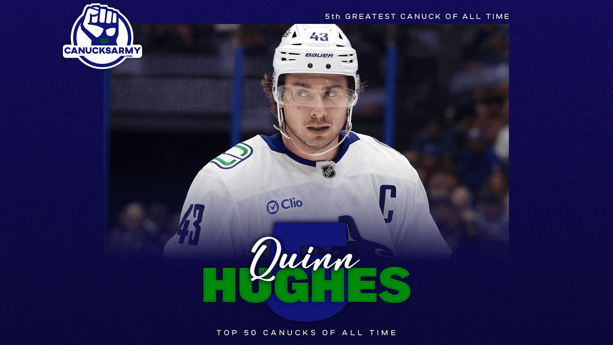 Top 50 Canucks players of all time: #5 – Quinn Hughes