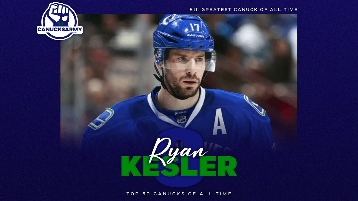 Top 50 Canucks players of all time: #8 – Ryan Kesler