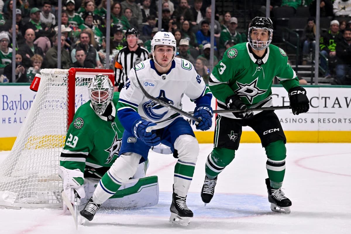 Scenes from morning skate: Demko starts, Karlsson in for Lekkerimäki as ...