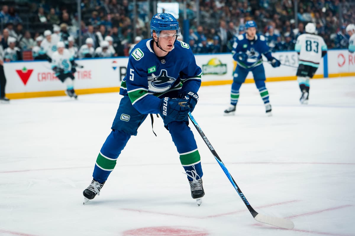 Canucks cut defencemen Victor Mancini and Tom Willander ahead of roster ...