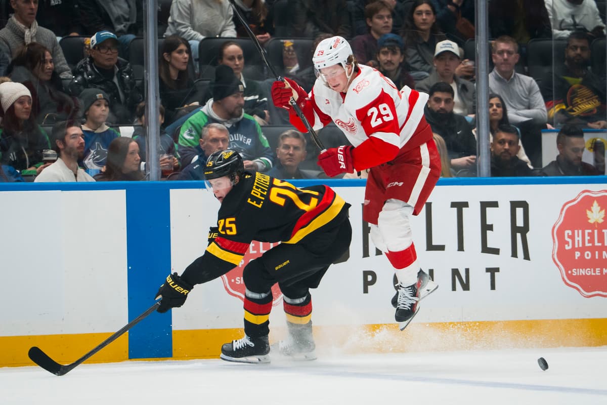 The Statsies: D-Petey plays an excellent game in Canucks’ loss to Red Wings