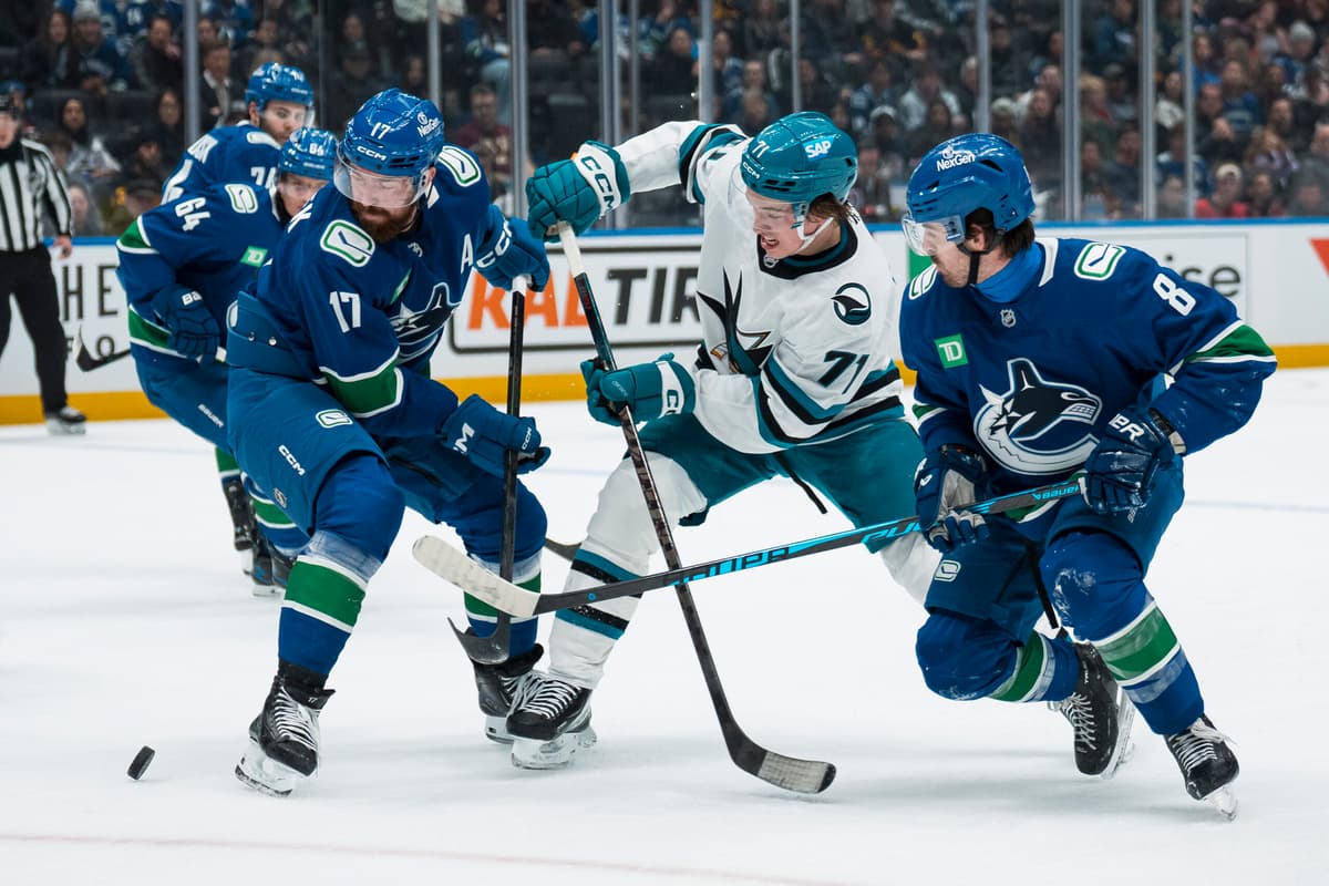 Instant Reaction: Home woes continue as Canucks fall 6-3 to Sharks
